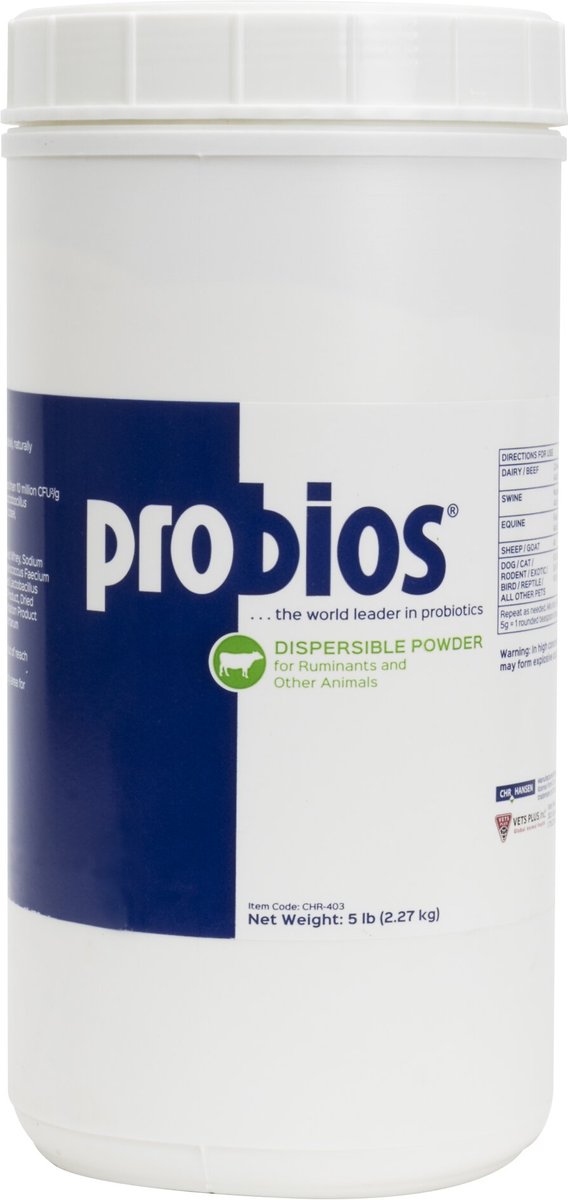 PROBIOS Dispersible Powder Supplement, 5-lb jar - Chewy.com
