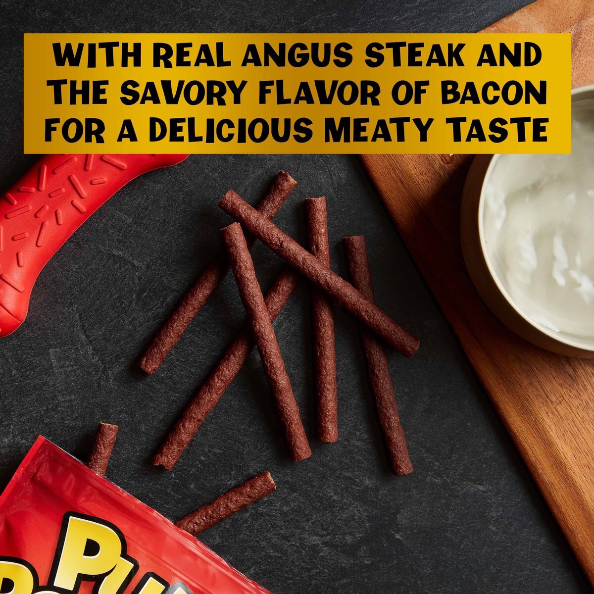 PUP-PERONI Filet Mignon & Bacon Flavors Dog Treats, 5.6-oz bag - Chewy.com