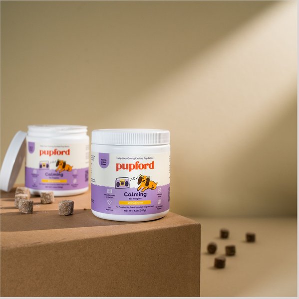 PUPFORD Calming String Cheese Flavored Soft Chew Calming Supplement for ...