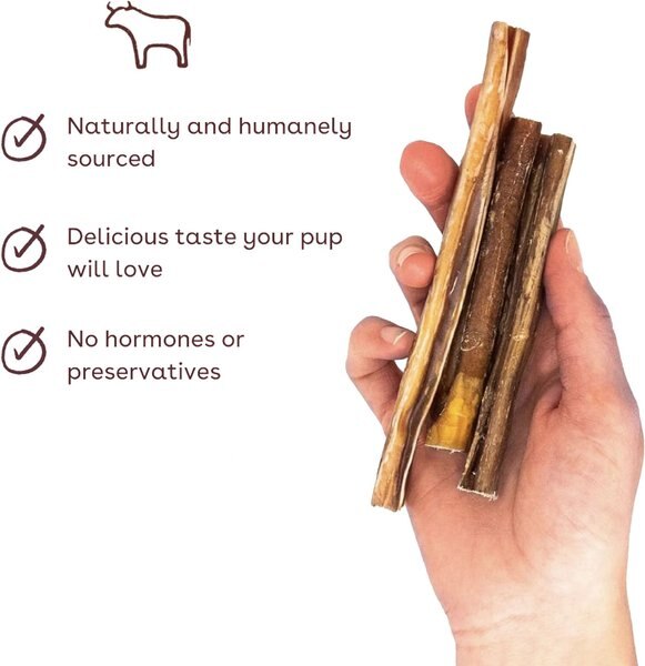 PUPFORD Skinny Bully Stick Dog Chews, 5-oz bag - Chewy.com