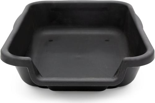 PUPPY PAN Dog, Cat & Small Animal Litter Pan, Small, Black - Chewy.com