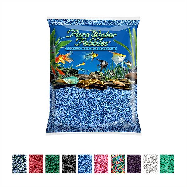 PURE WATER PEBBLES Natural Aquarium Gravel, Nutty Pebbles, 5-lb bag ...