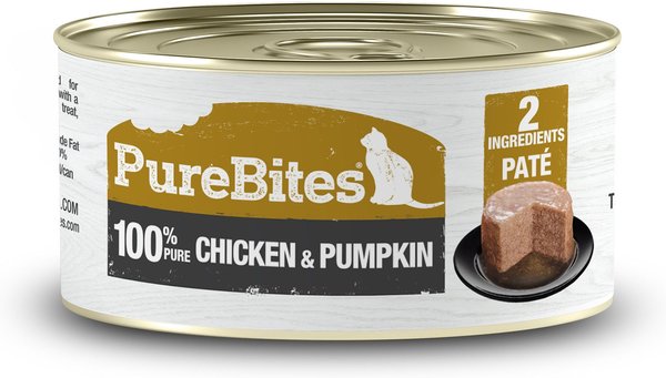Out of Stock - PUREBITES Cat Pates Chicken & Pumpkin Food Topping, 2.5 ...