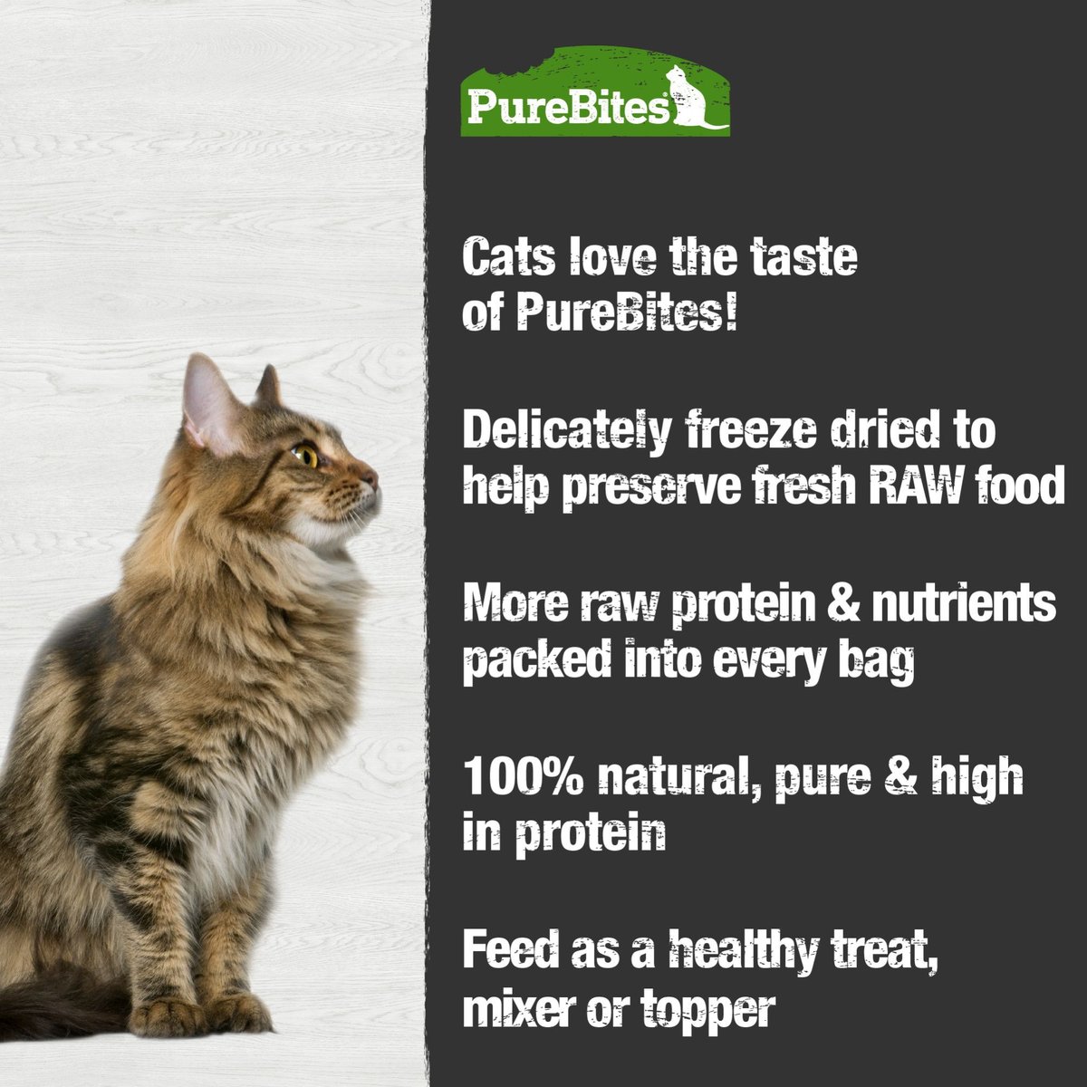 PUREBITES Chicken Breast & Catnip Freeze-Dried Cat Treats, 1.3-oz bag ...