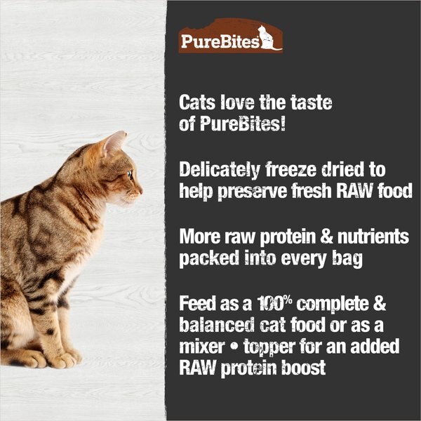 PUREBITES Turkey Freeze-Dried Topper for Cats, 9.2-oz bag - Chewy.com