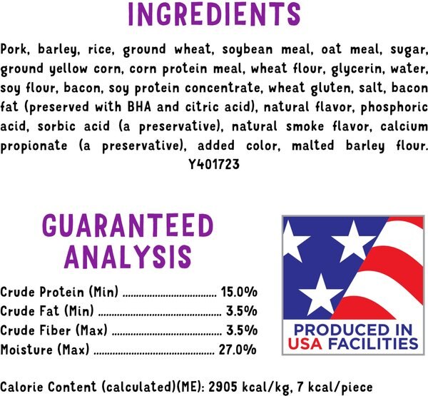 Purina Beggin' Real Meat Fun Size Original with Bacon Flavored Dog ...