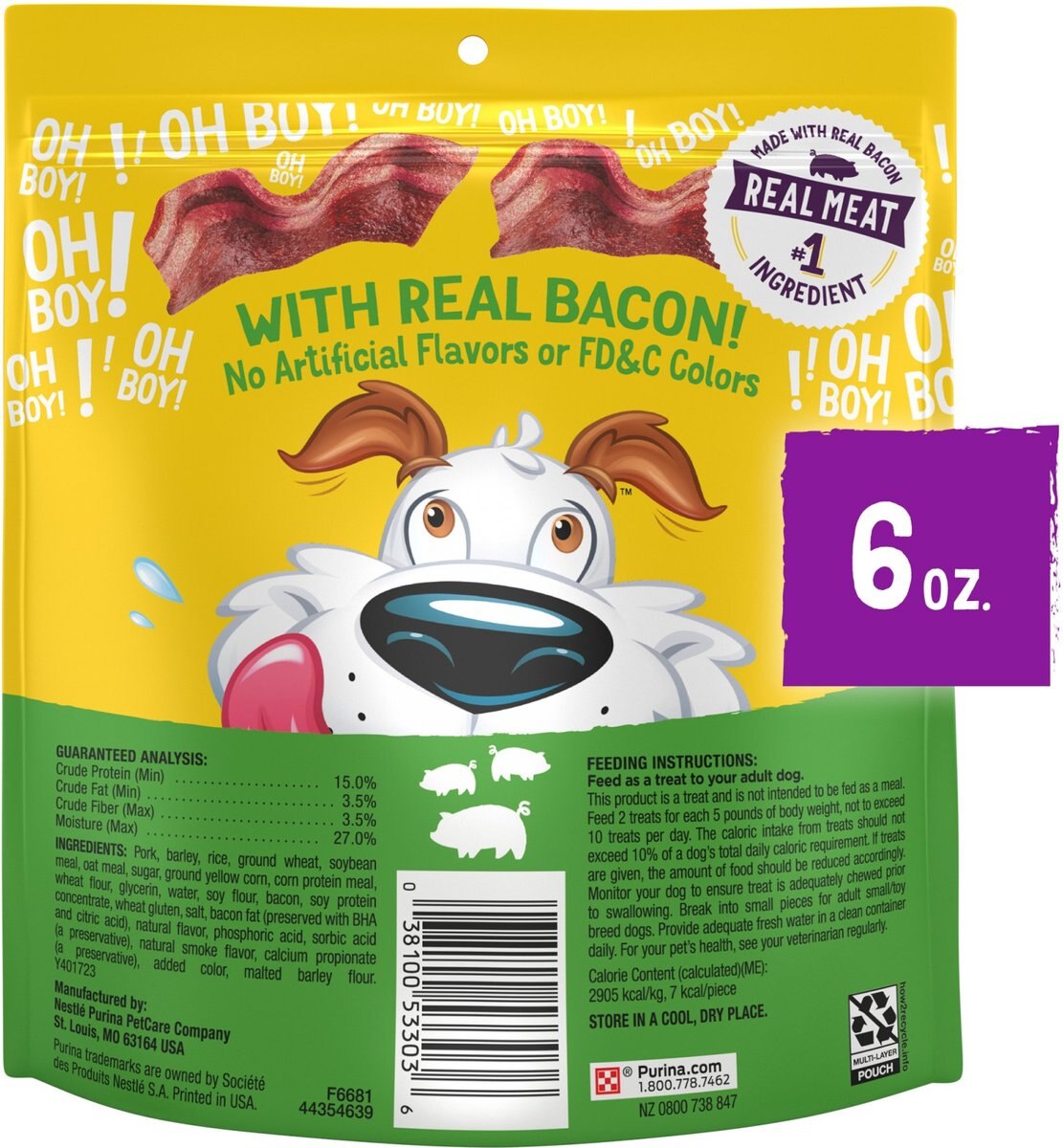 Purina Beggin' Real Meat Fun Size Original with Bacon Flavored Dog ...