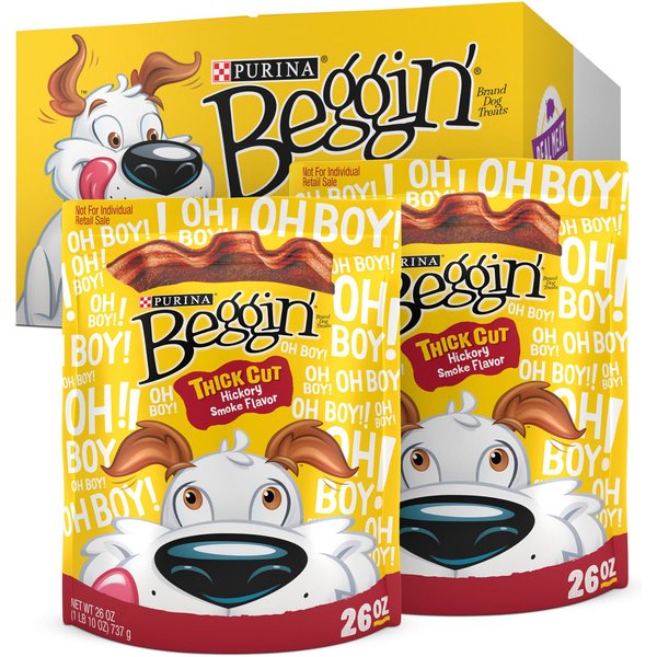 Purina Beggin' Strips Original with Bacon Flavored Dog Treats, 26-oz ...