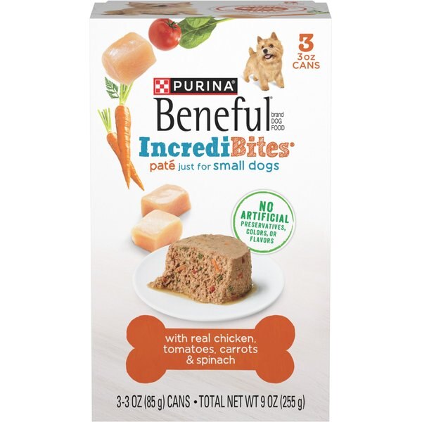 PURINA BENEFUL IncrediBites with Real Chicken & Gravy Small Breed Wet ...
