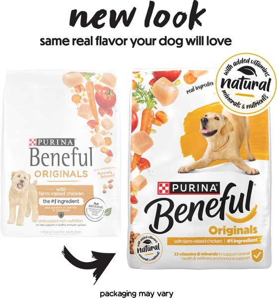 PURINA BENEFUL Originals with Farm-Raised Chicken Dry Dog Food, 14-lb ...