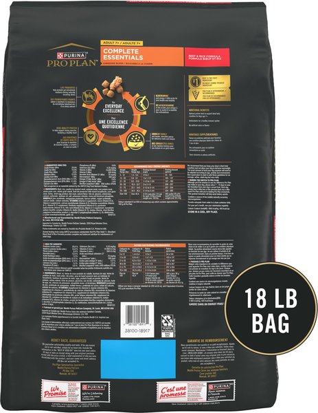PURINA PRO PLAN 7+ Complete Essentials Shredded Blend Beef & Rice ...