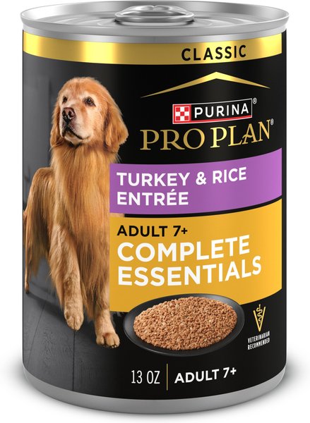 Brandclub - Purina Pro Plan Adult 7+ Complete Essentials Turkey & Rice Entree Wet Dog Food, 13 ...