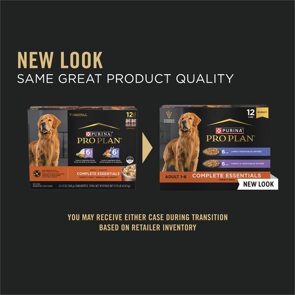 PURINA PRO PLAN Complete Essentials Variety Pack Adult High Protein ...