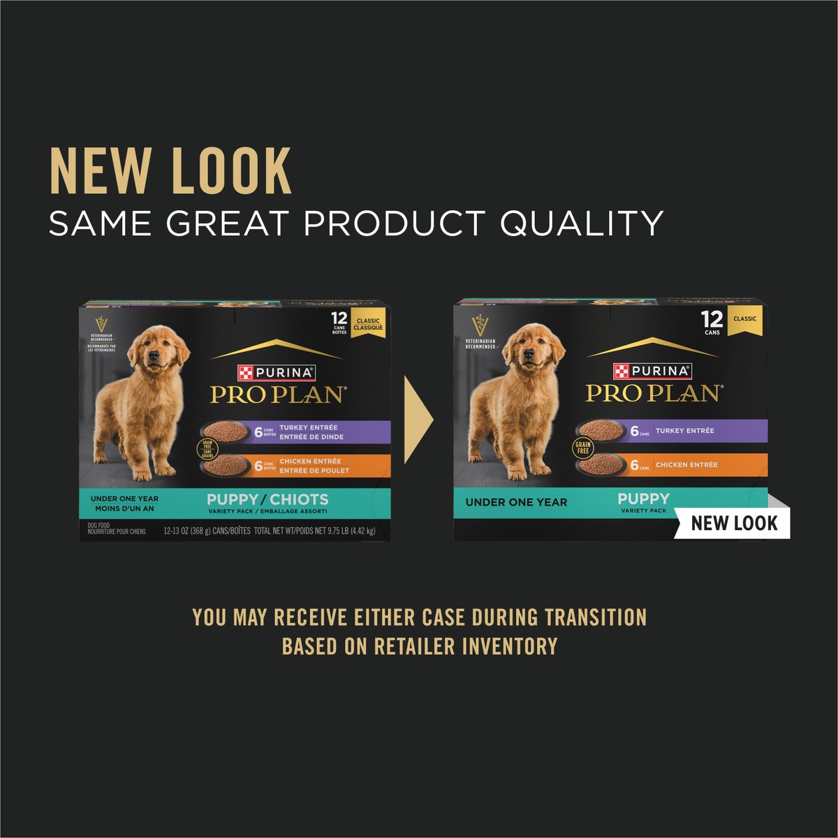 PURINA PRO PLAN Development Variety Pack Puppy Grain-Free Chicken ...