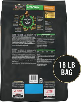 PURINA PRO PLAN Shredded Blend Adult Small Breed Chicken & Rice Formula ...