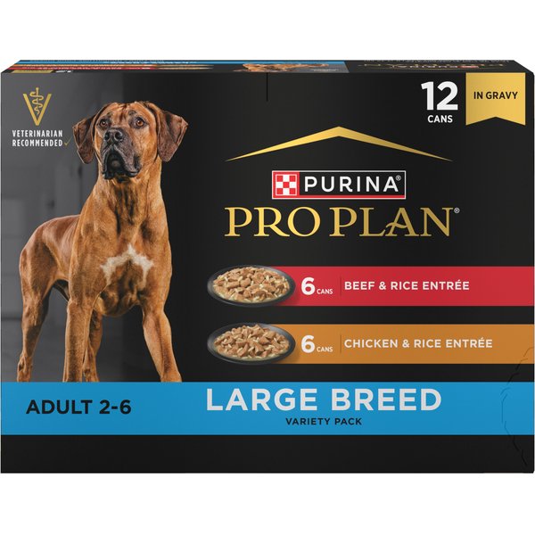 PURINA PRO PLAN Specialized Variety Pack Adult Large Breed High Protein ...