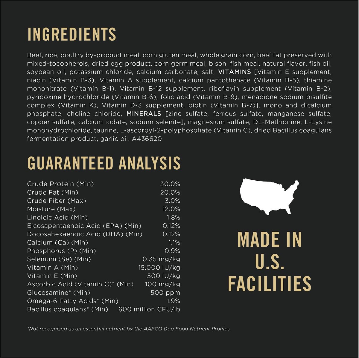 PURINA PRO PLAN Sport Performance All Life Stages High-Protein 30/20 ...