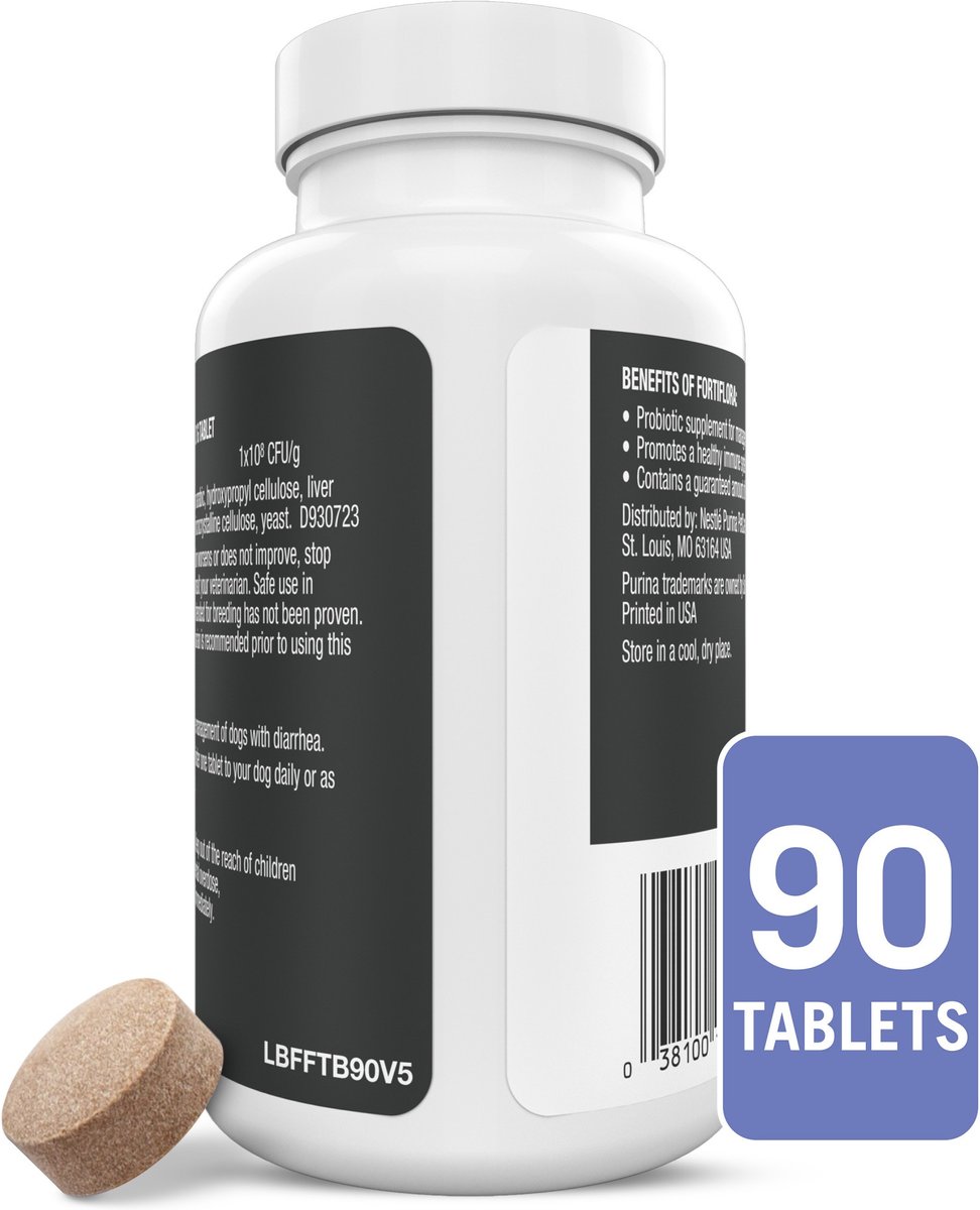 PURINA PRO PLAN VETERINARY DIETS FortiFlora Chewable Tablets Probiotic ...