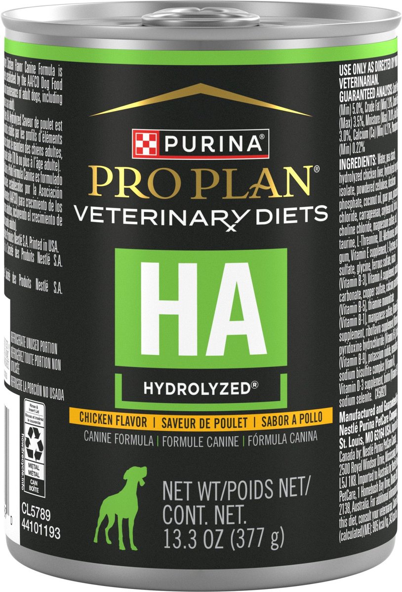 PURINA PRO PLAN VETERINARY DIETS HA Hydrolyzed Chicken Flavor Wet Dog ...