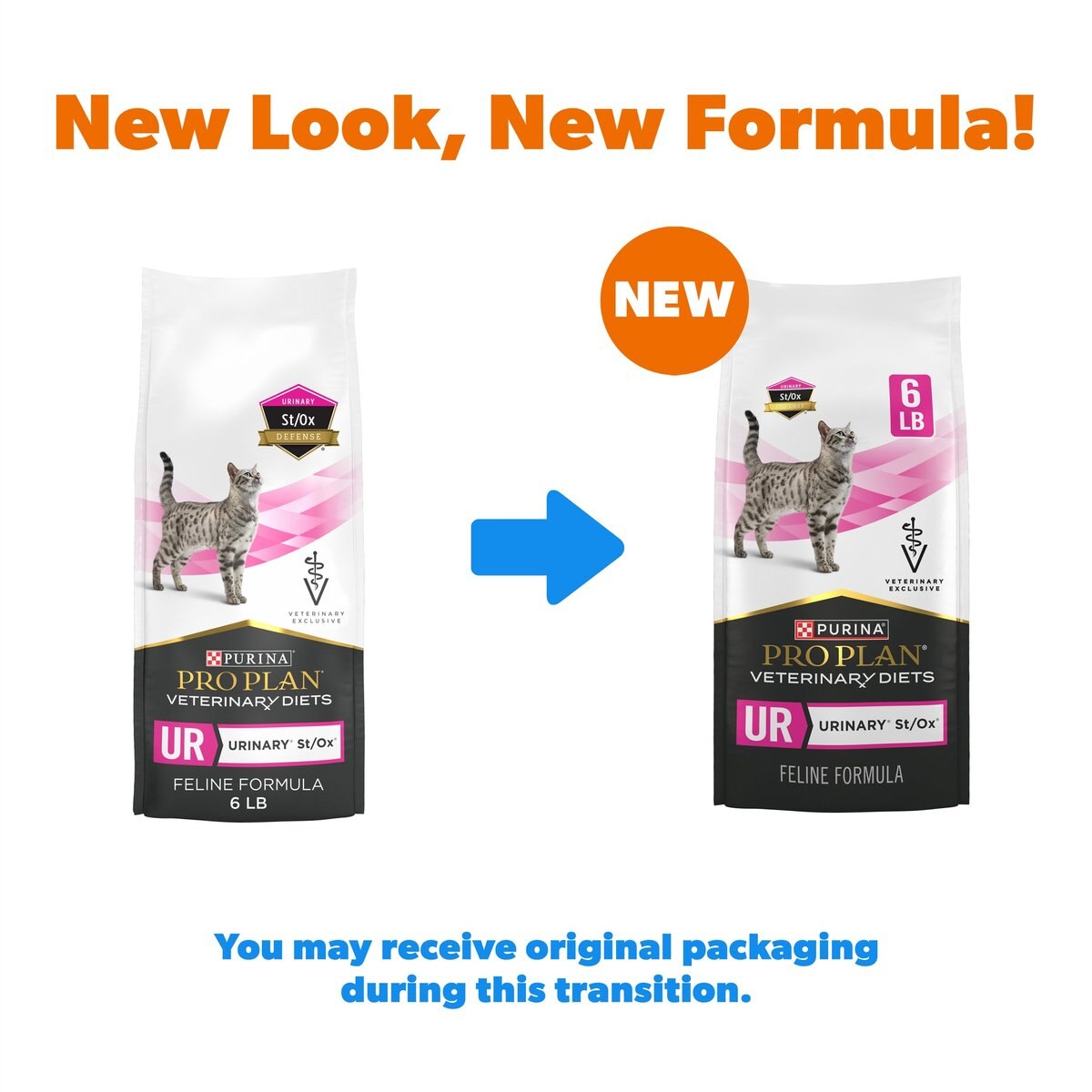 PURINA PRO PLAN VETERINARY DIETS UR St/Ox Urinary Dry Cat Food, 6-lb ...