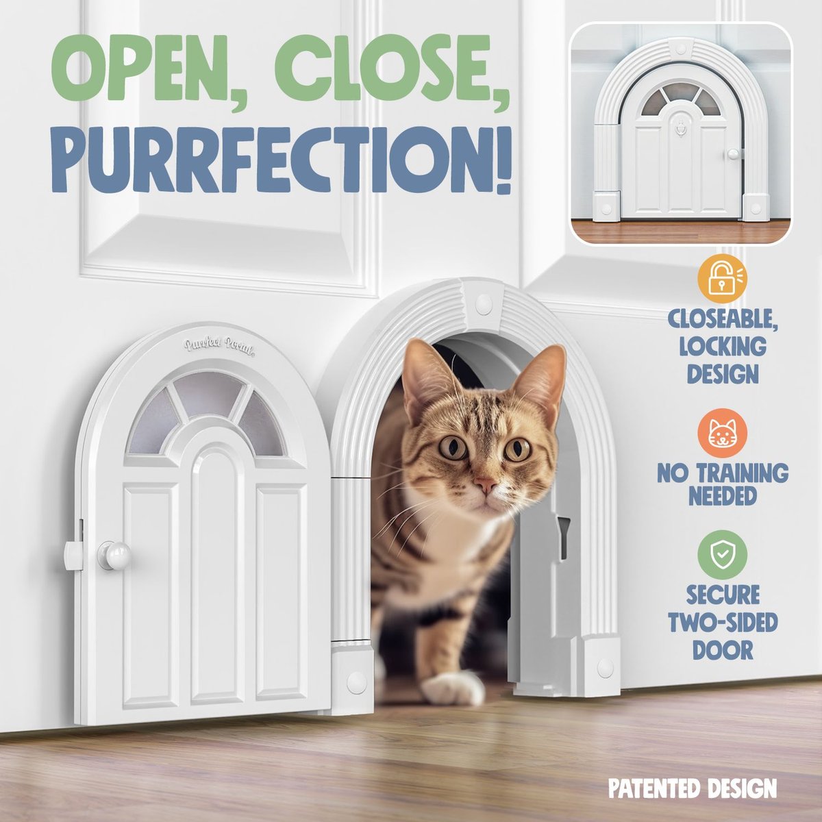 PURRFECT PORTAL Meow Manor Interior Cat Door - Chewy.com