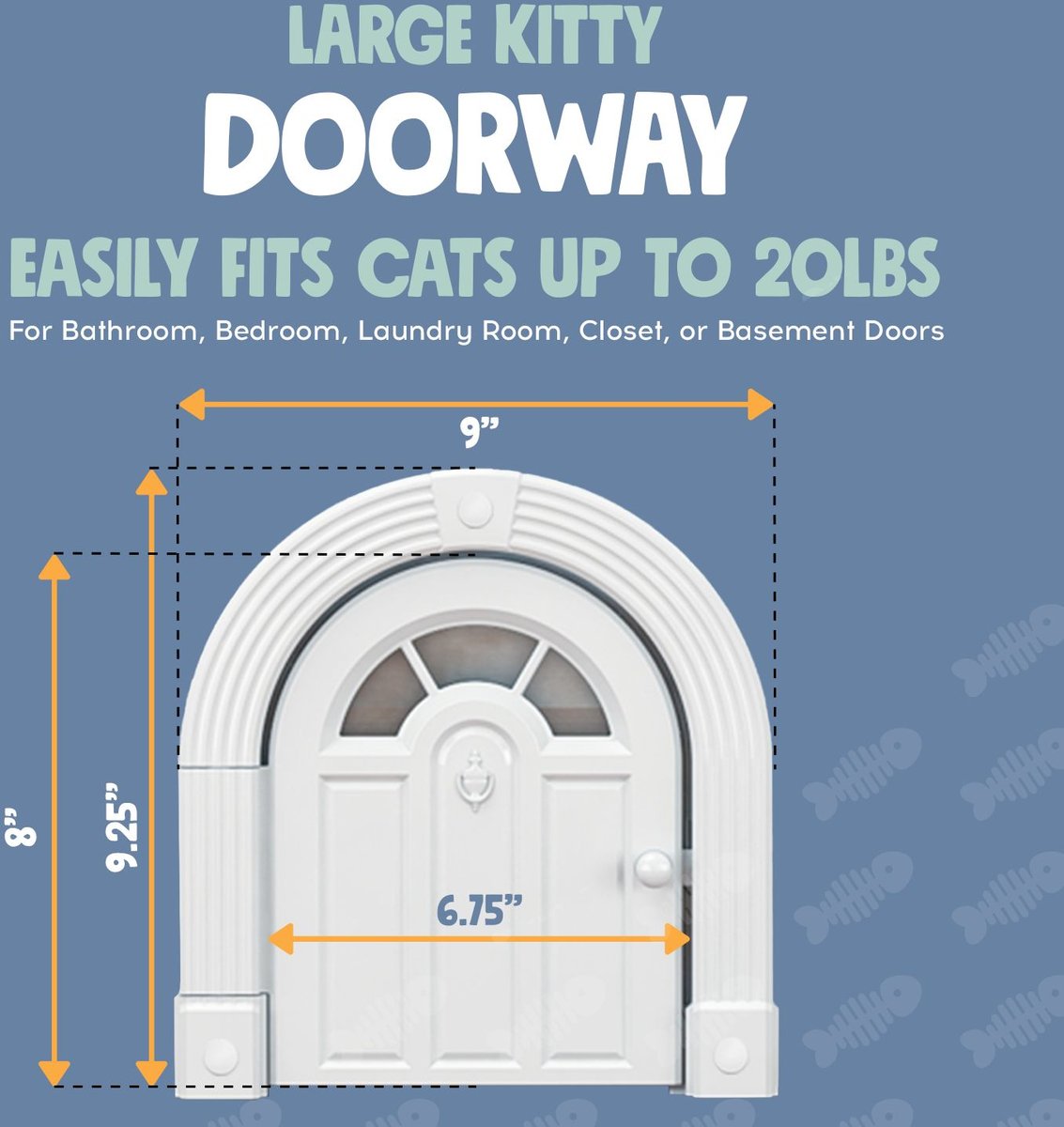 PURRFECT PORTAL Meow Manor Interior Cat Door - Chewy.com