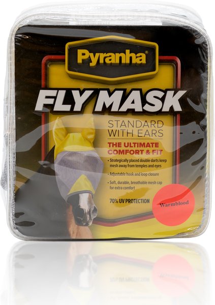 PYRANHA Horse Fly Mask with Ears, 26-in - Chewy.com