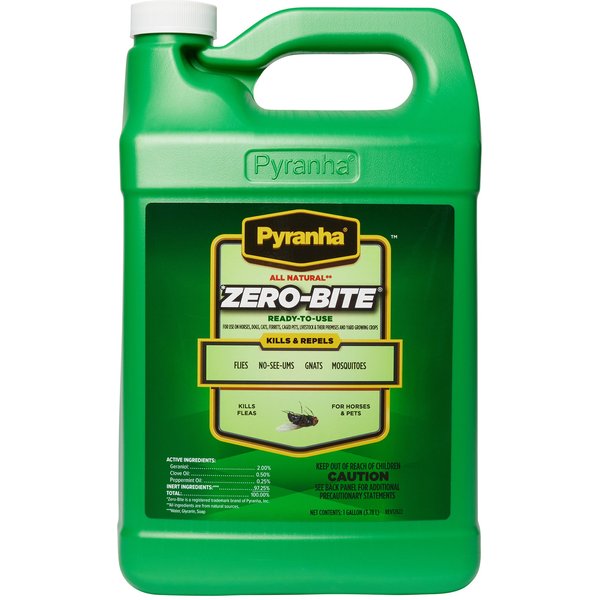 PYRANHA Zero-Bite Natural Horse Insect Repellent, 1-gal bottle - Chewy.com