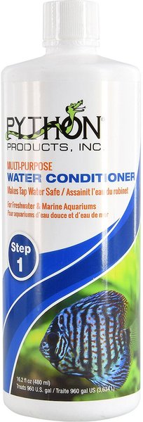 PYTHON Multi Purpose Aquarium Water Conditioner, 16.2-fl oz bottle ...