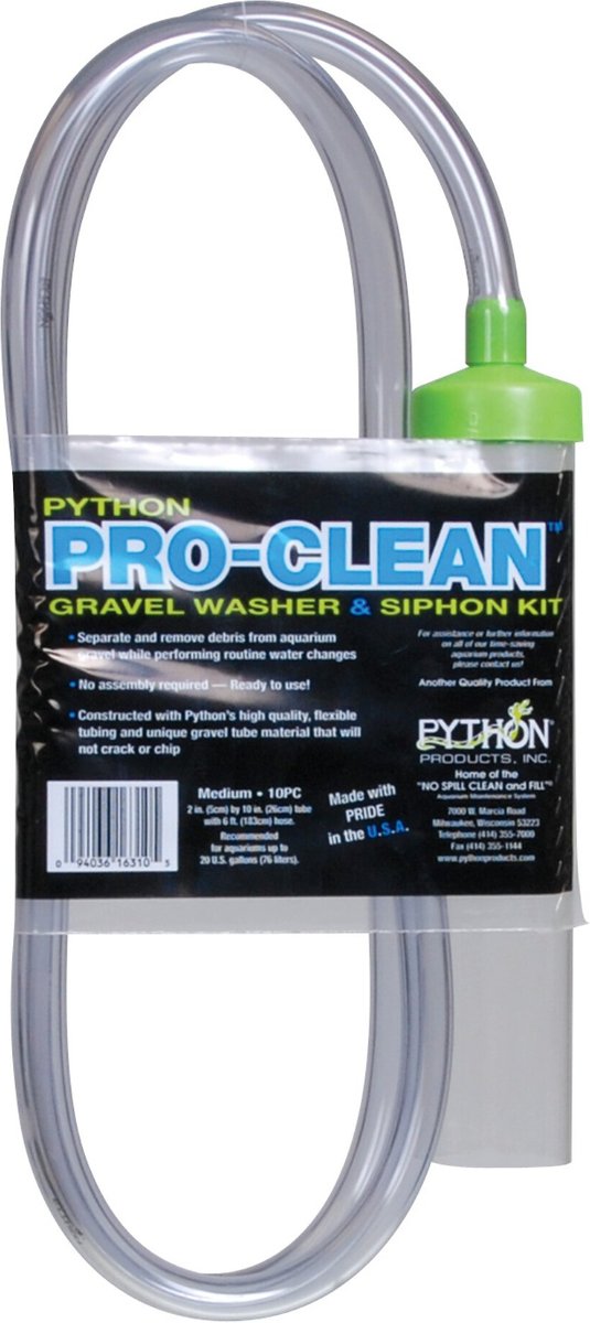 PYTHON Pro-Clean Gravel Washer & Siphon Kit for Aquariums, Medium ...
