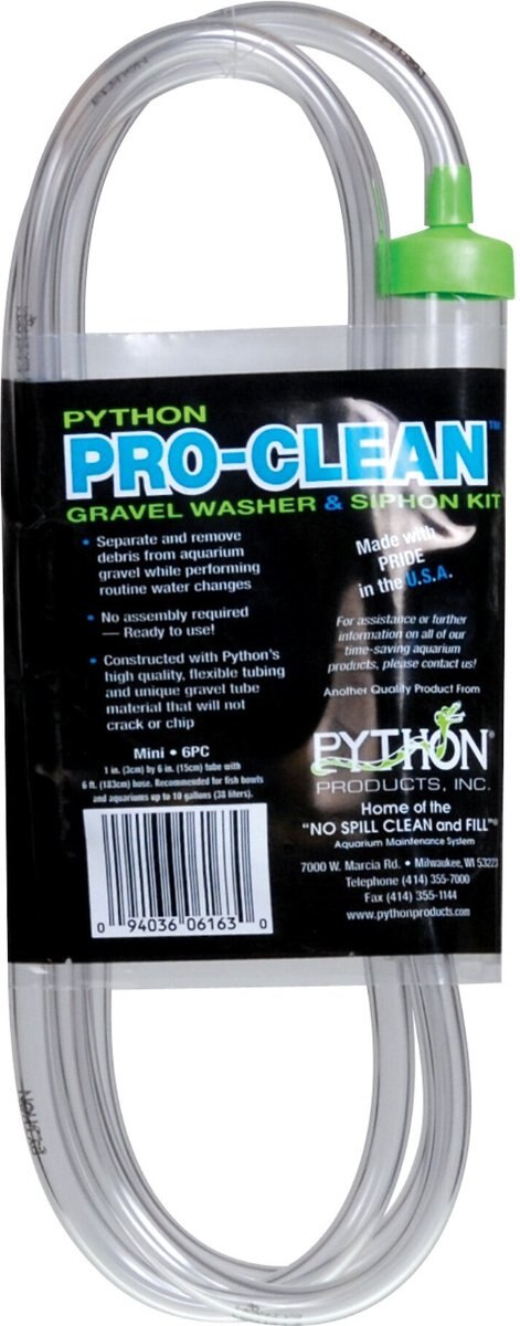 PYTHON Pro-Clean Gravel Washer & Siphon Kit for Aquariums, Mini - Chewy.com