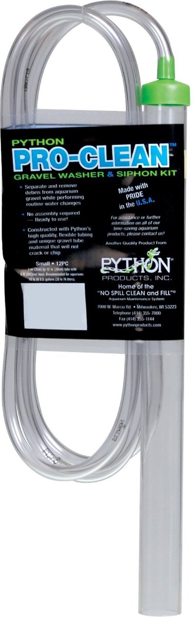 PYTHON Pro-Clean Gravel Washer & Siphon Kit for Aquariums, Small ...