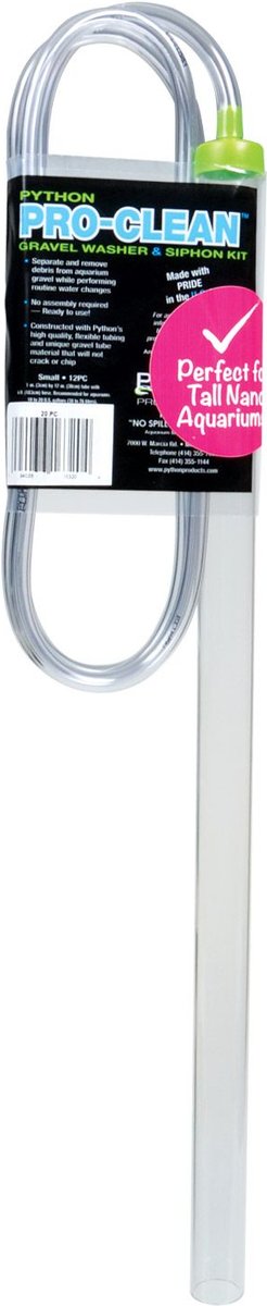 PYTHON Pro-Clean Gravel Washer & Siphon Kit with Squeeze Siphon Starter ...