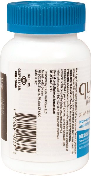QUELLIN (Carprofen) Chew for Dogs, 25-mg, 30 soft chews - Easy Refills ...