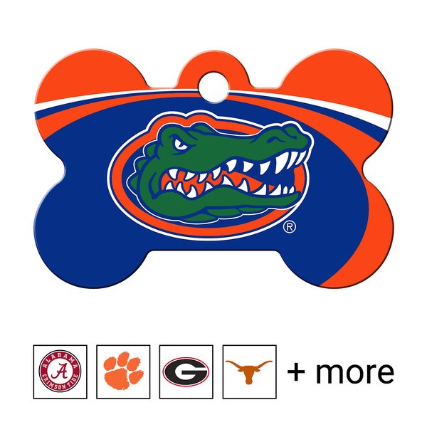 QUICK-TAG NFL Bone Personalized Dog ID Tag, Large, Chicago Bears ...