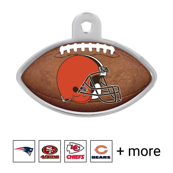 QUICK-TAG NFL Bone Personalized Dog ID Tag, Large, Kansas City Chiefs ...