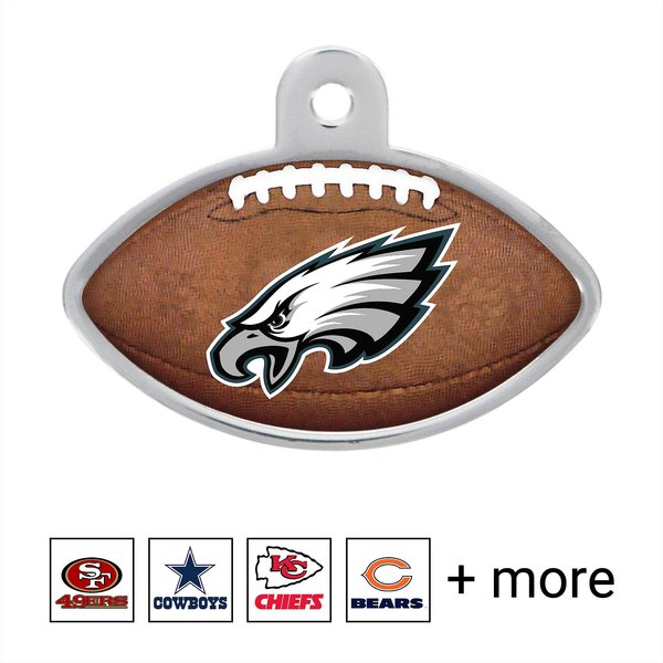 QUICK-TAG NFL Football Personalized Dog & Cat ID Tag, Large ...