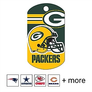 QUICK-TAG NFL Bone Personalized Dog ID Tag, Large, Baltimore Ravens ...