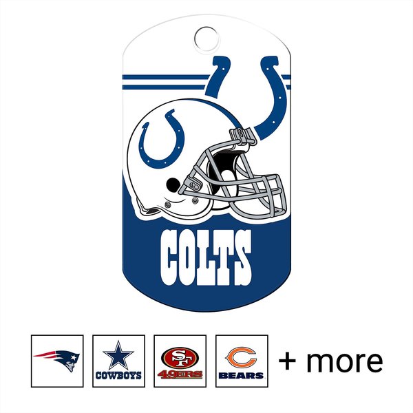 QUICK-TAG NFL Bone Personalized Dog ID Tag, Large, Dallas Cowboys ...