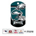 QUICK-TAG NFL Military Personalized Dog ID Tag, Large, New England ...