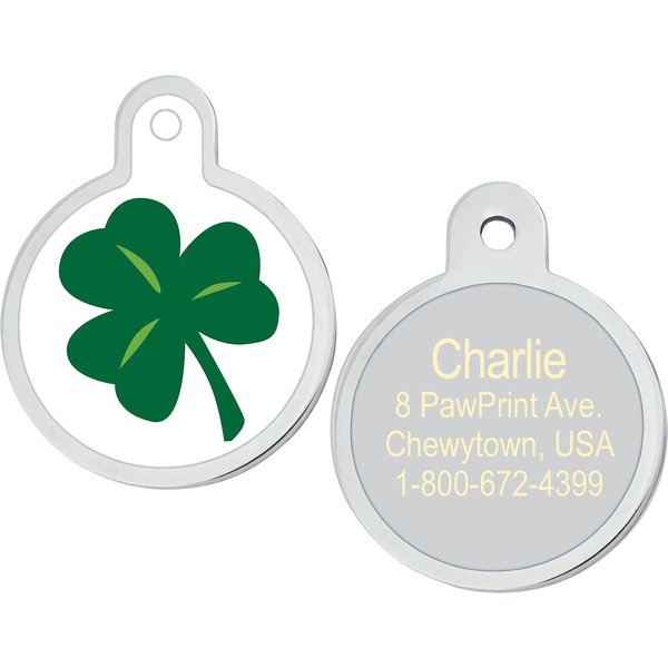 QUICK-TAG Coated Metal Personalized Dog & Cat ID Tag, Metallic Rainbow ...