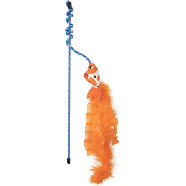 Out of Stock - QUIRKY KITTY Cute Koi Wand Cat Toy - Chewy.com