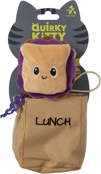 QUIRKY KITTY Pb&J Hide-A-Toy Cat Toy - Chewy.com