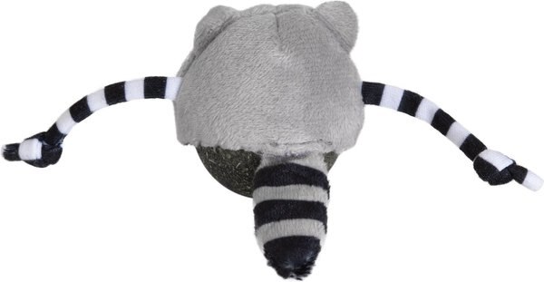 QUIRKY KITTY Rolly Raccoon Catnip Bobbler Cat Toy - Chewy.com