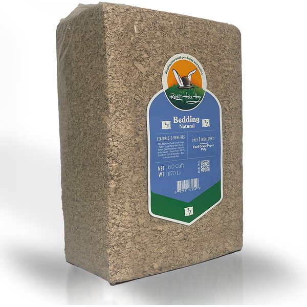 RABBIT HOLE HAY Ultra Premium, Food Grade Paper Bedding for Small Pets ...