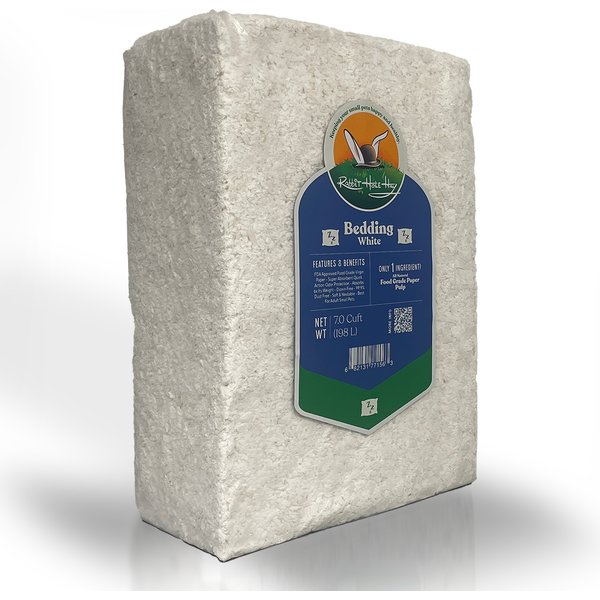 RABBIT HOLE HAY Ultra Premium, Food Grade Paper Bedding for Small Pets ...