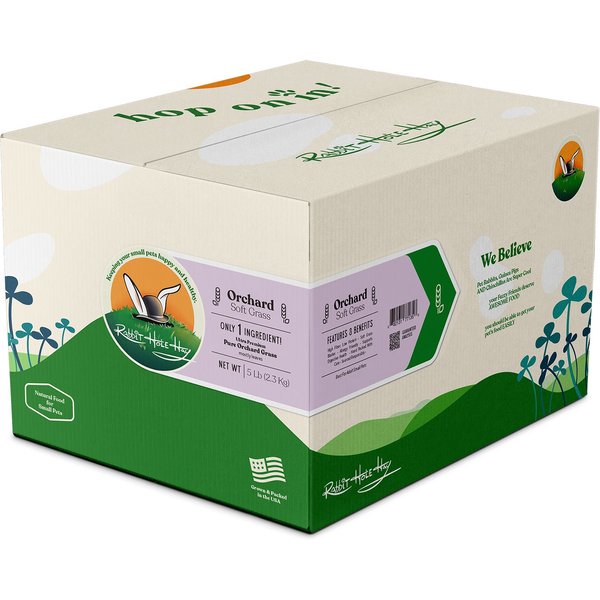 RABBIT HOLE HAY Ultra Premium Hand-Packed Coarse Orchard Grass for ...