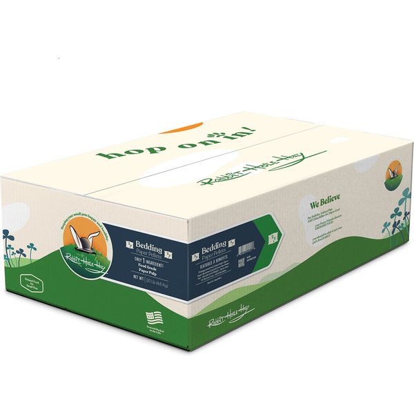 RABBIT HOLE HAY Ultra Premium, Food Grade Paper Bedding for Small Pets ...