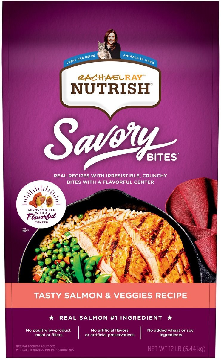 Out of Stock - RACHAEL RAY NUTRISH Savory Bites Tasty Salmon & Veggies ...