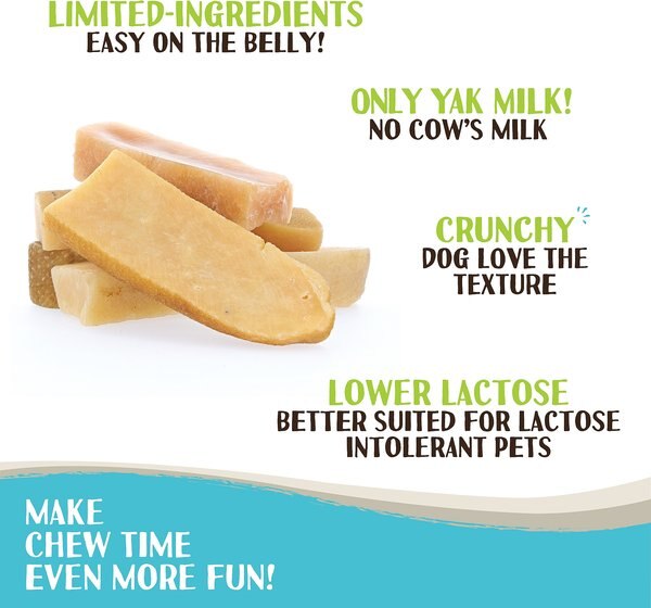 RAW PAWS Himalayan Yak Dog Chews, Small, 10 count - Chewy.com